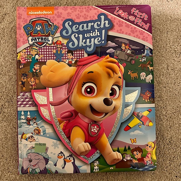 Other | Paw Patrol Kids Activity Book Search With Skye | Poshmark